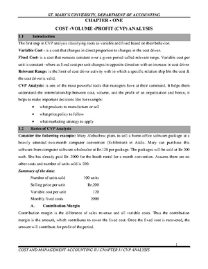 Activity based costing - CHAPTER SIX ACTIVITY BASED COSTING (ABC ...