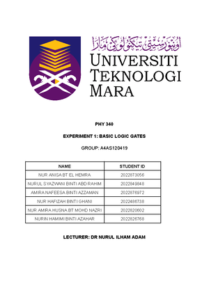 PHY310 Online Laboratory Manual - LABORATORY MANUAL (EXPERIMENT ONLINE) PHY MODERN PHYSICS - Studocu