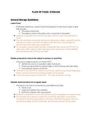 The Safe Food Handler (Notes) - THE SAFE FOOD HANDLER The Safe Food ...