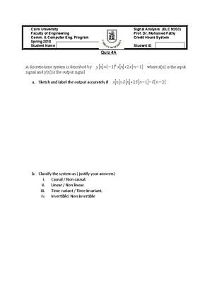 ميدترم - midterm_ - Operating Systems Midterm Exam Time Allowed : 1 Hours. Level Three | June ...
