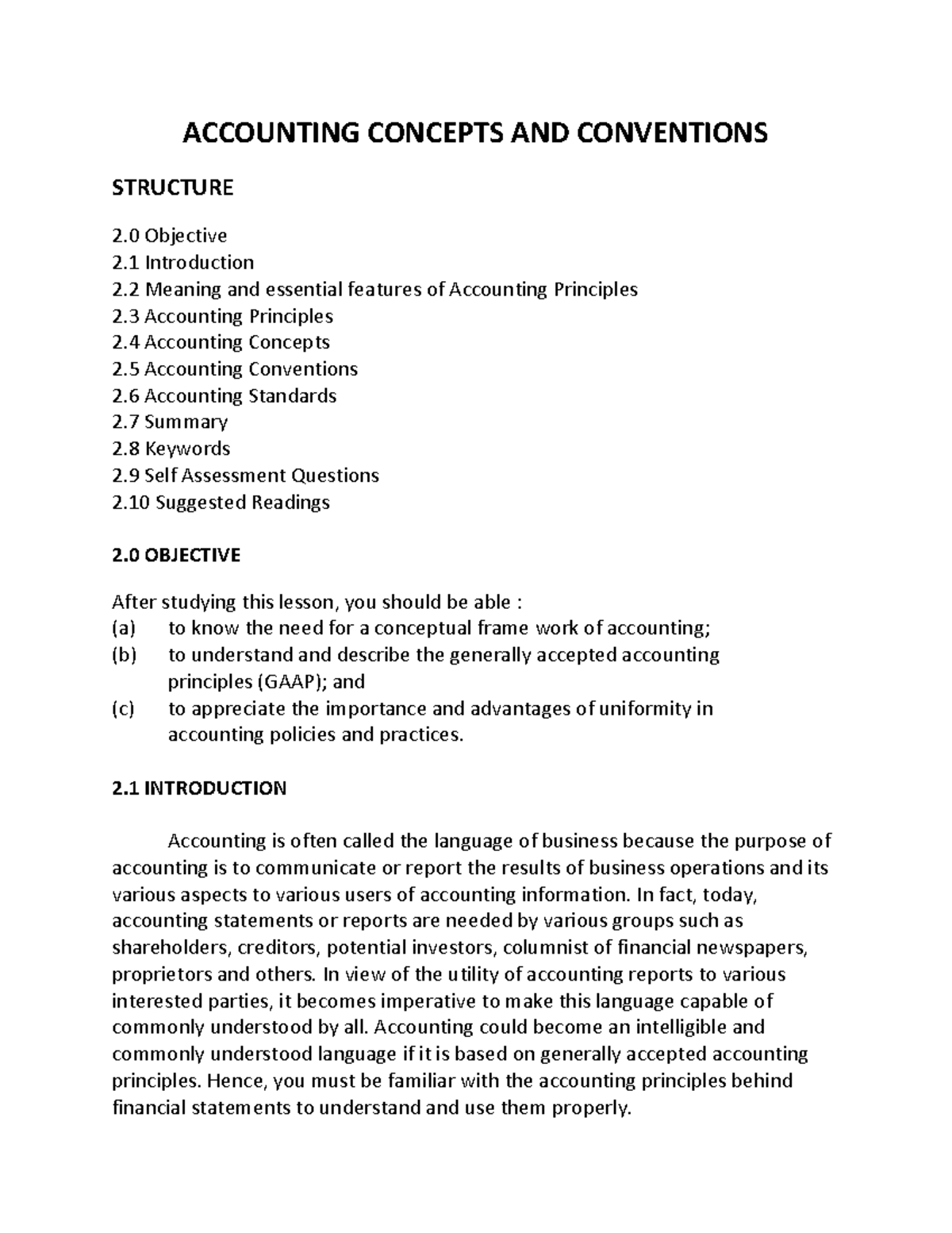 02 Accounting Concepts AND Conventions - ACCOUNTING CONCEPTS AND ...
