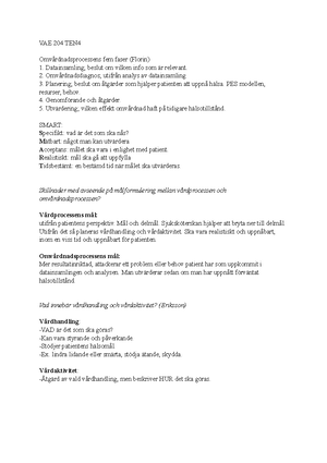 VIPS-modell för omvårdnadsdokumentation - VIPS - modell för ...