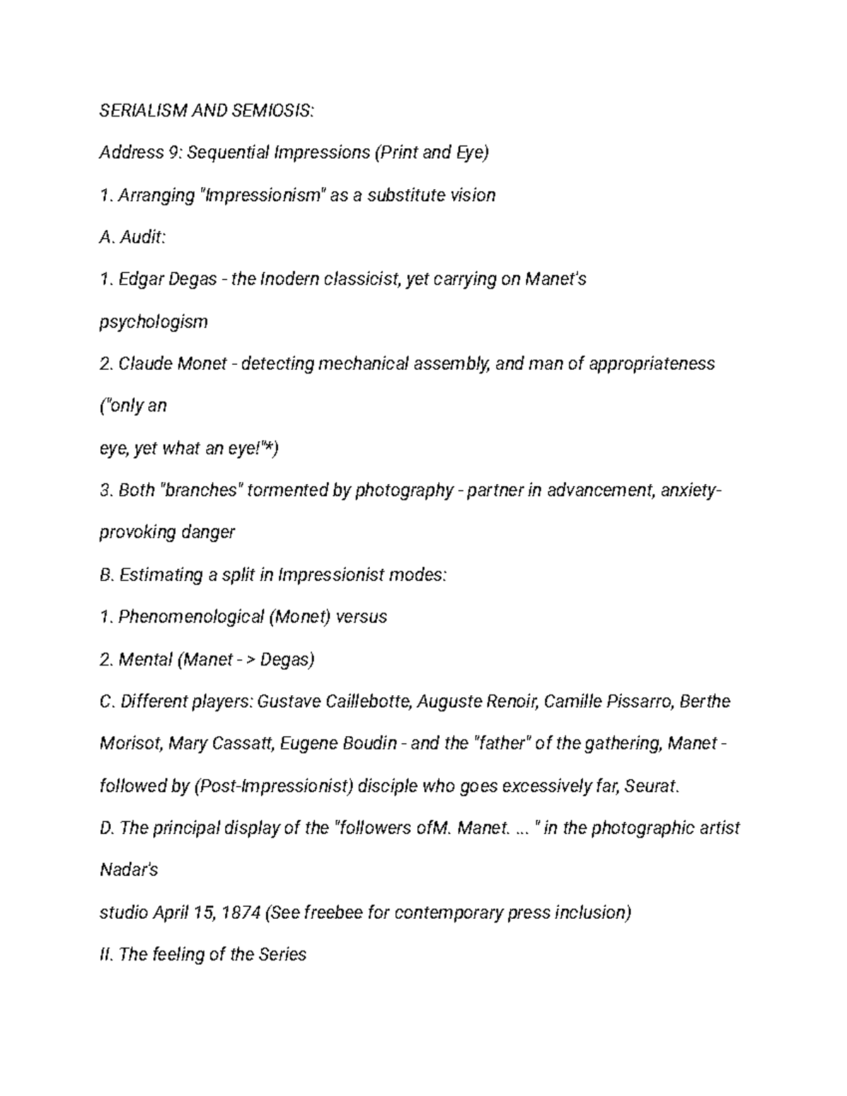 Serialism AND Semiosis - SERIALISM AND SEMIOSIS: Address 9: Sequential ...