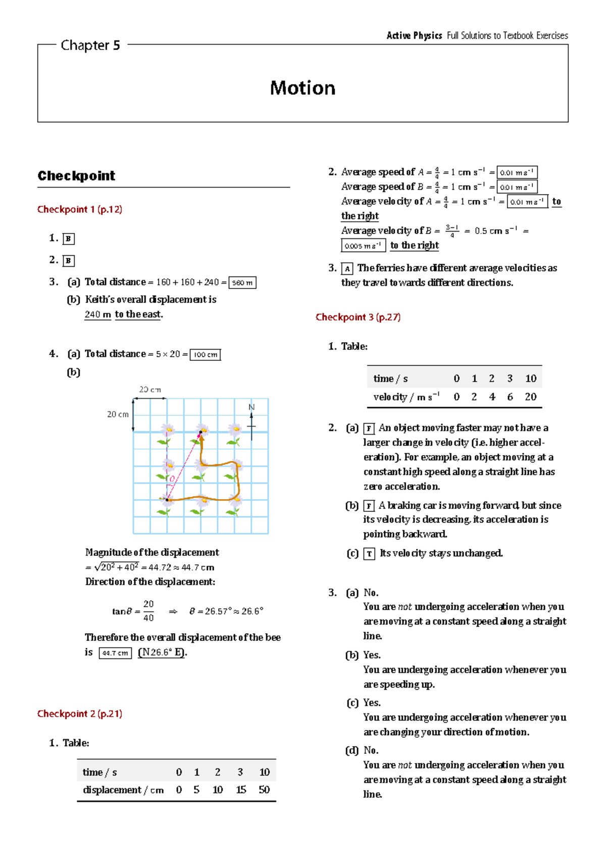 Physics Ch.5 Answer - Active Physics Full Solutions to Textbook ...