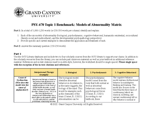 Psych Developmental Chart - PSY-357 - GCU - Studocu