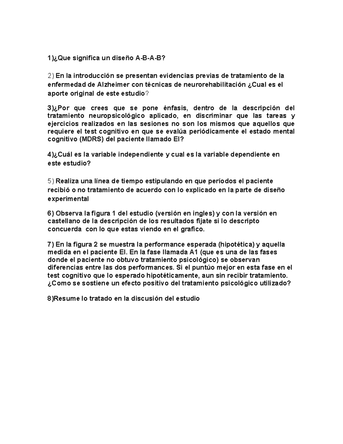 Practico 1 Alz traducido (3) - 1)¿Que significa un diseño A-B-A-B? 2 ...