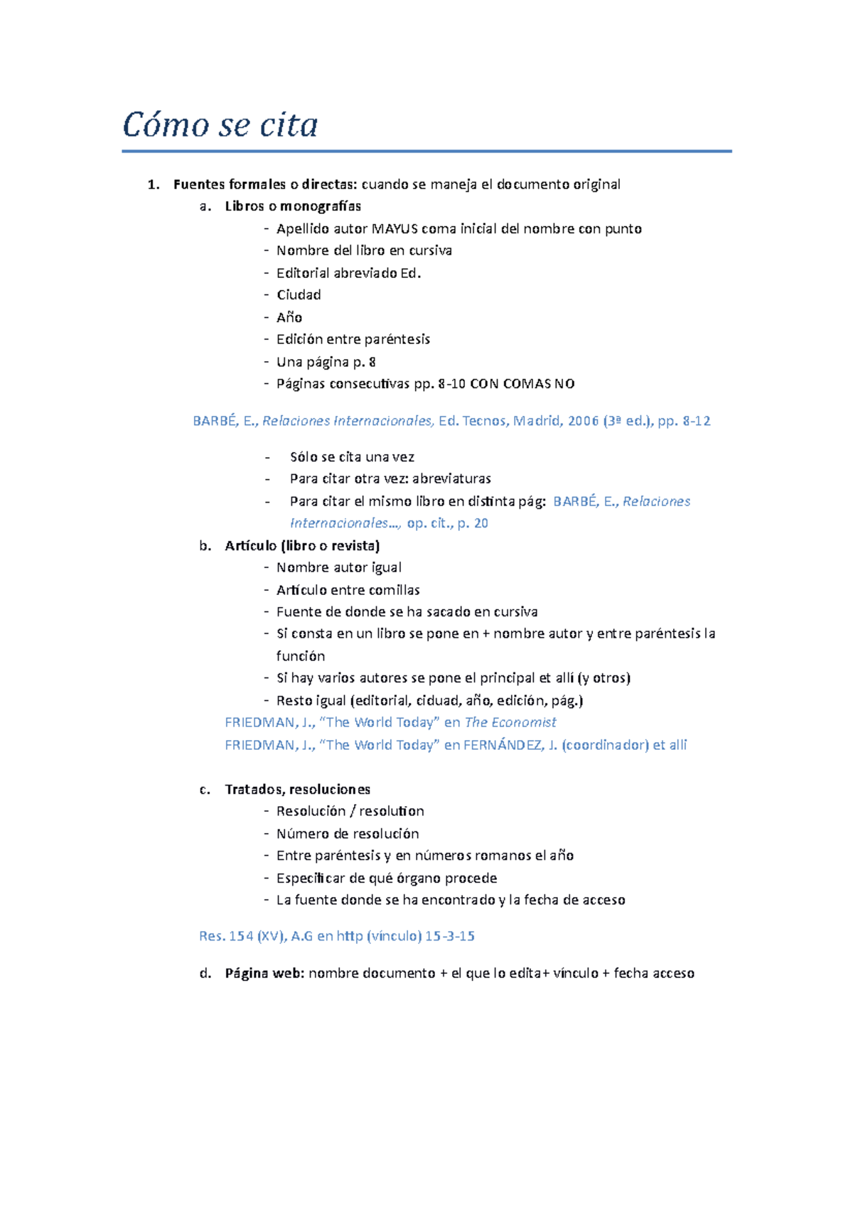 Cómo se cita - Cómo citar para trabajos de clase - Cómo se cita Fuentes ...