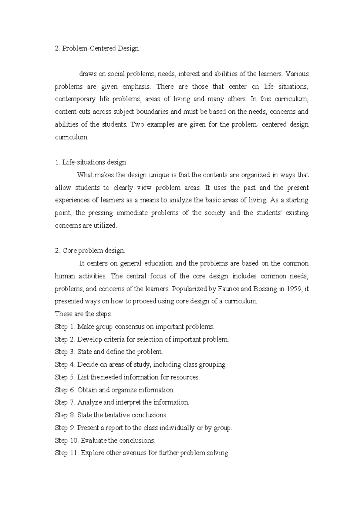 Problem-Centered-Design - Problem-Centered Design draws on social ...