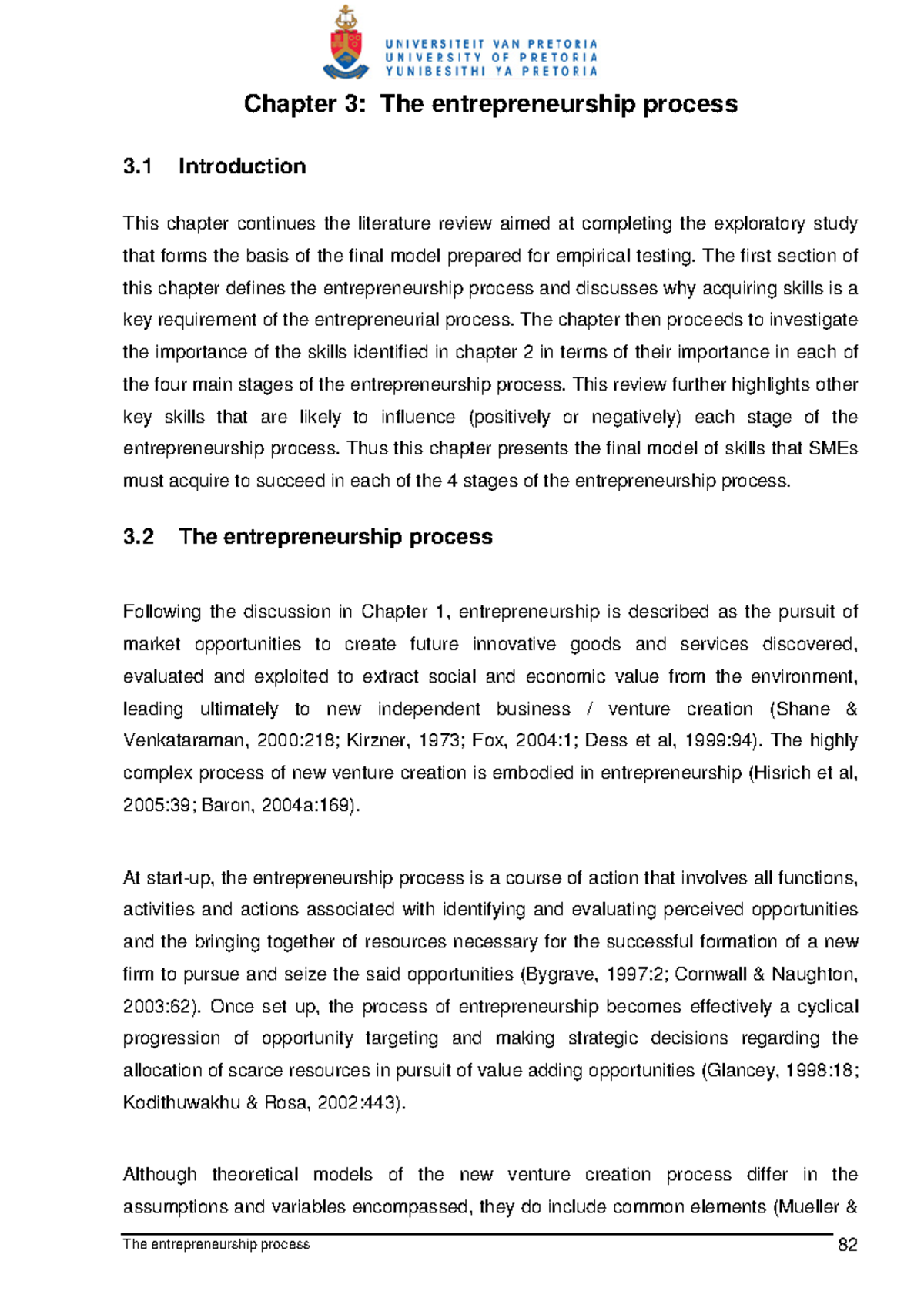 03chapter 3 - Chapter 3 - Chapter 3: The entrepreneurship process 3 ...
