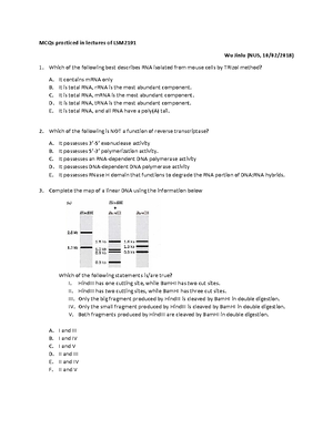 Blast Tutorial Exercise for students - LSM2191 BLAST Tutorial Exercise (DBS) - Studocu