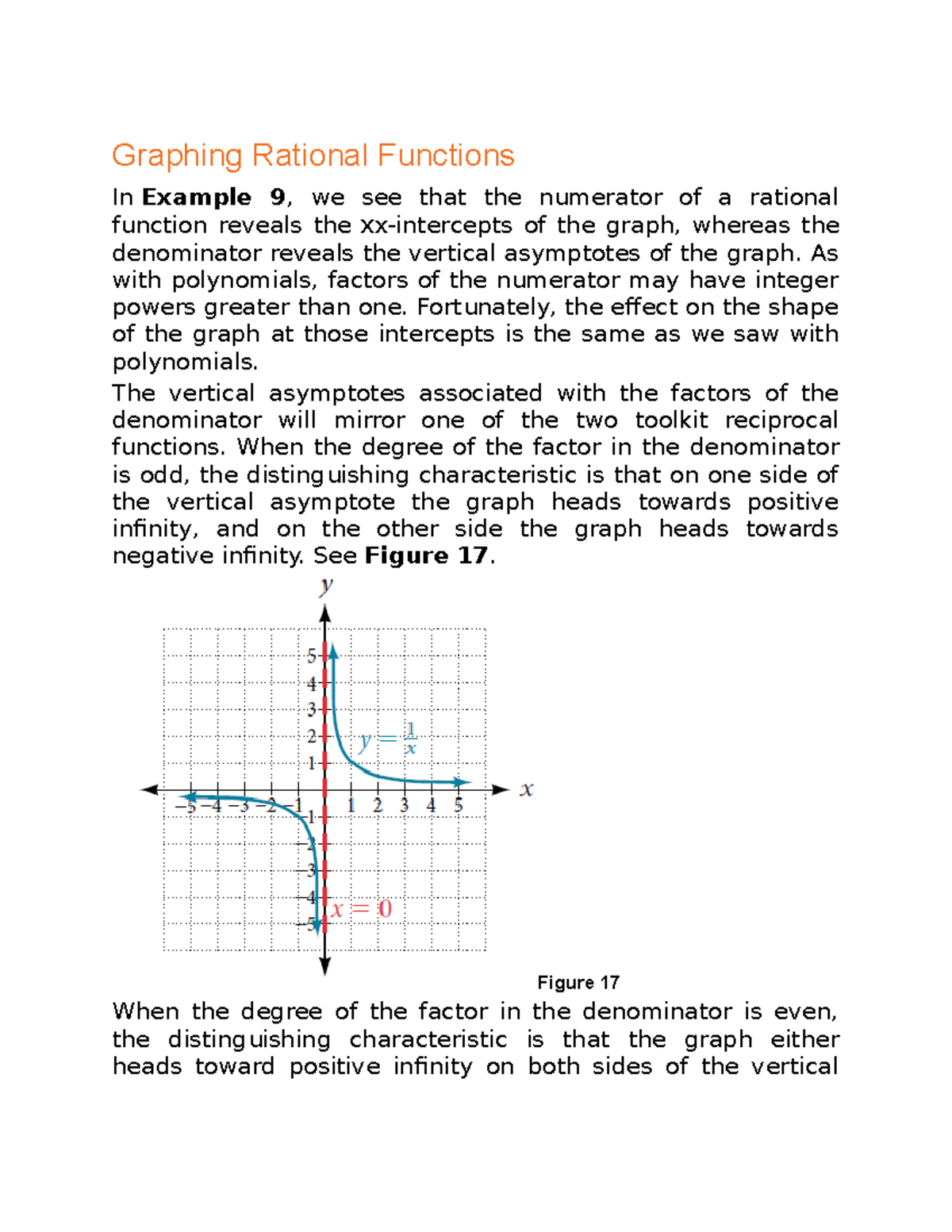 1-4 Reading and Participation Activities Rational Functions 6 ...