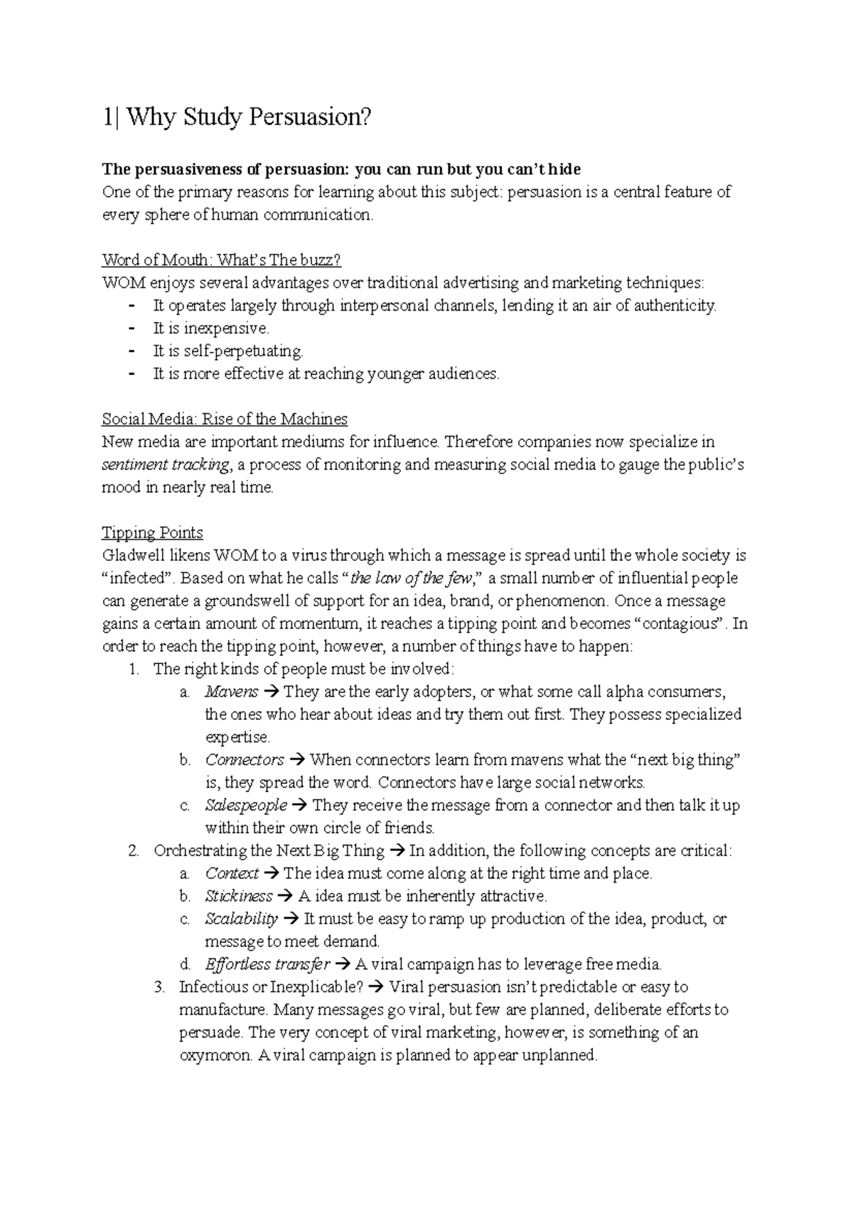 Summary book 'Persuasion. Social Influence and Compliance Gaining ...