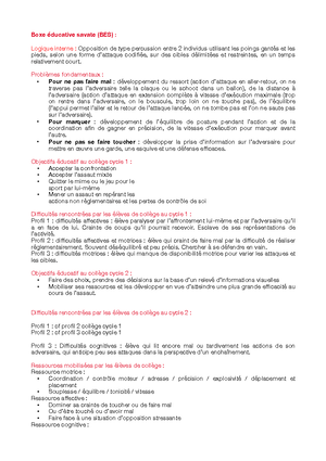 Fiche APSA escalade - ESCALADE : Traitement didactique : Logique ...