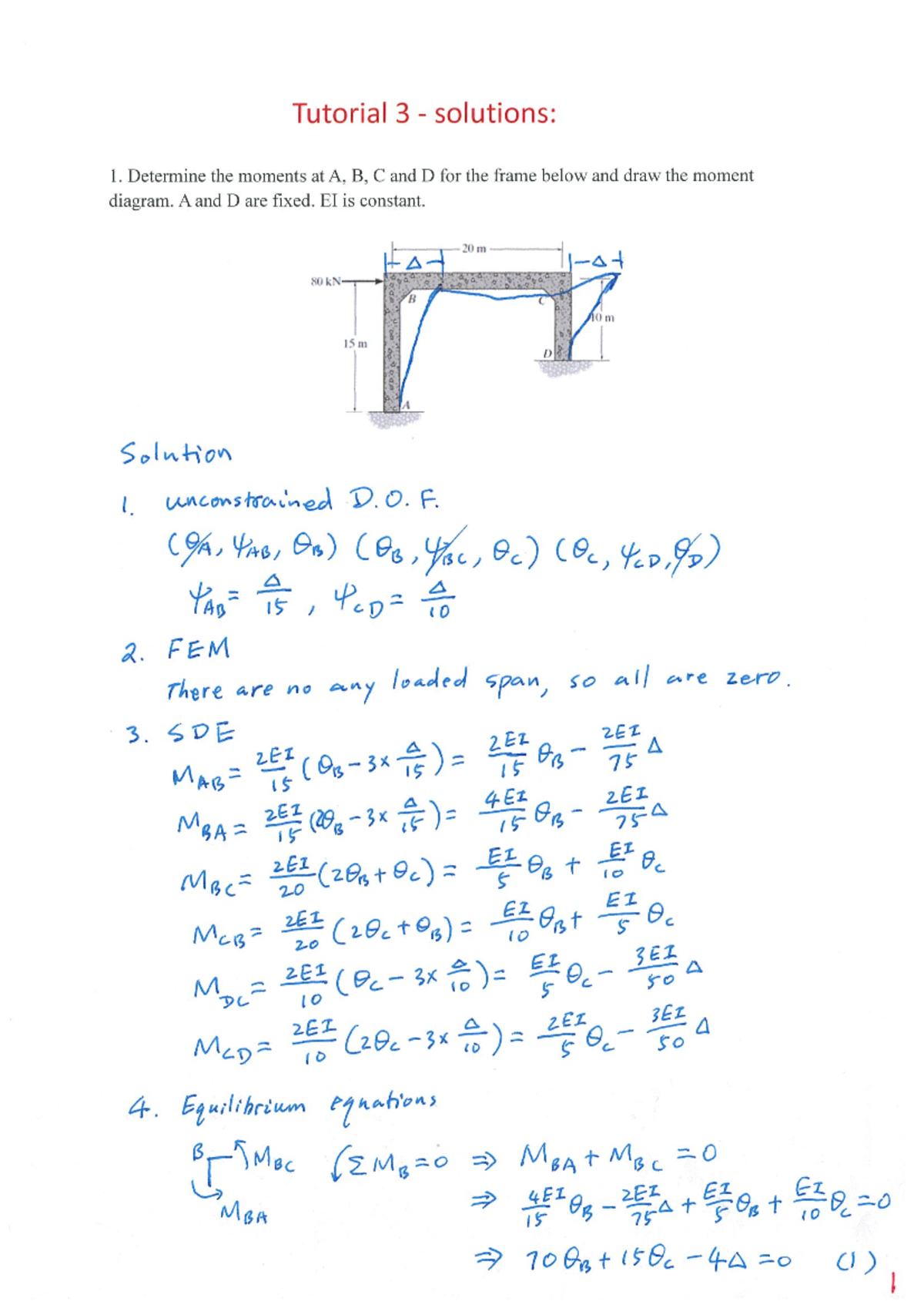 Tute 3-solutions - tutorail 3 solutions - 300736 - Studocu