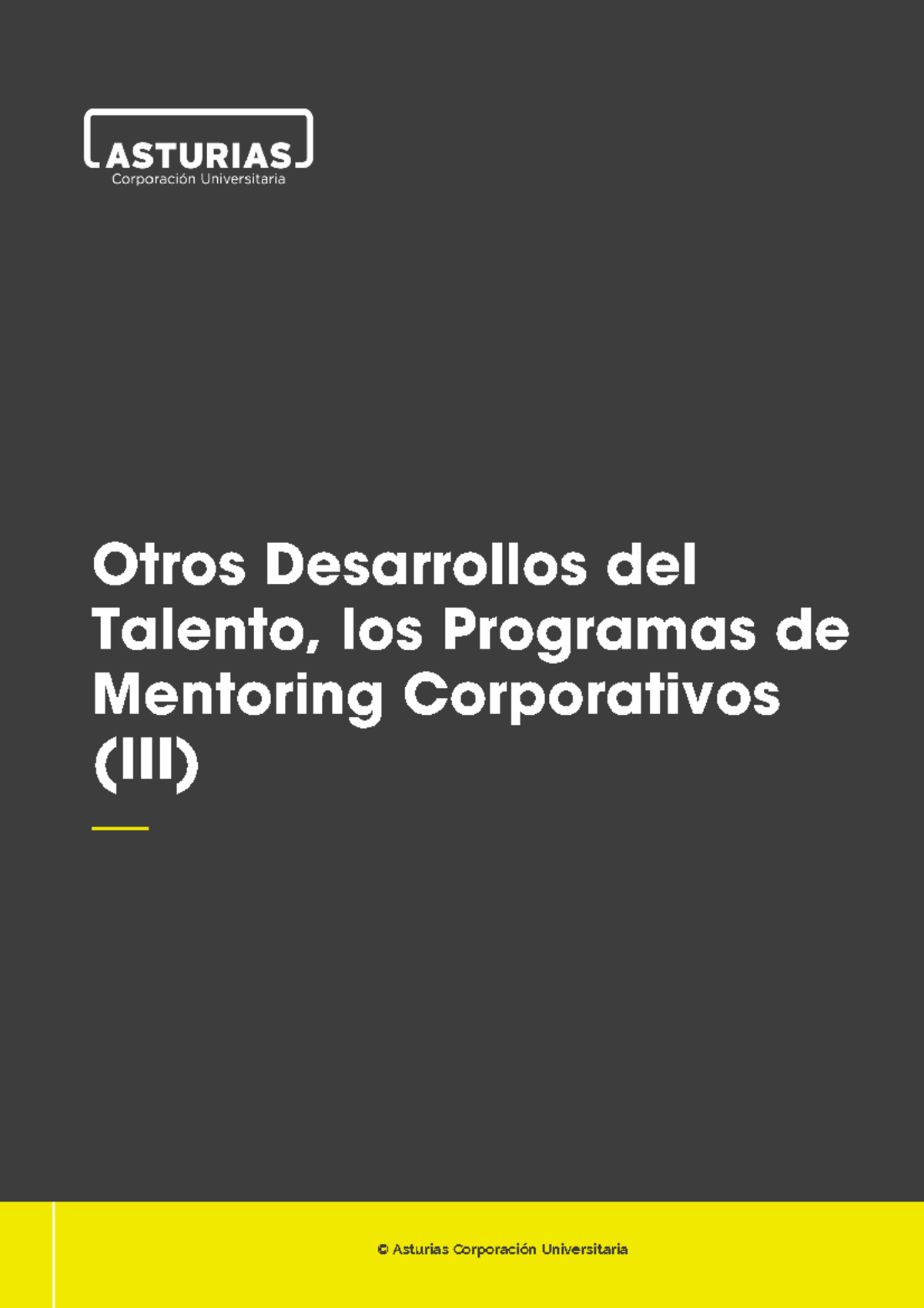 Clase 6 pdf3 Otros Desarrollos DEL Talento LOS Programas DE Mentoring ...