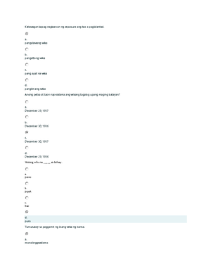 356185615 Answer Sheet Sample for Shading - EXAMINEE NO. 0000 1111 2222 ...