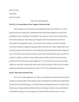 Unit 9 Commentary - ART-100- 07/07/ Professor Scahill Graphic Design ...