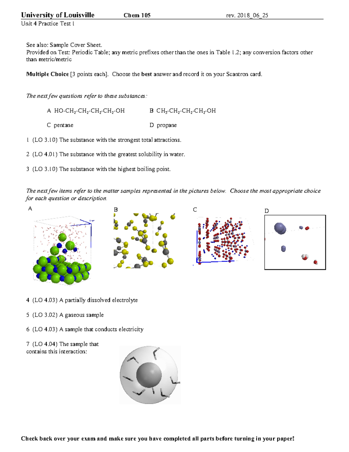 U4PT1 Unit 4 Practice Test 1 - Unit 4 Practice Test 1 A B C D See also ...