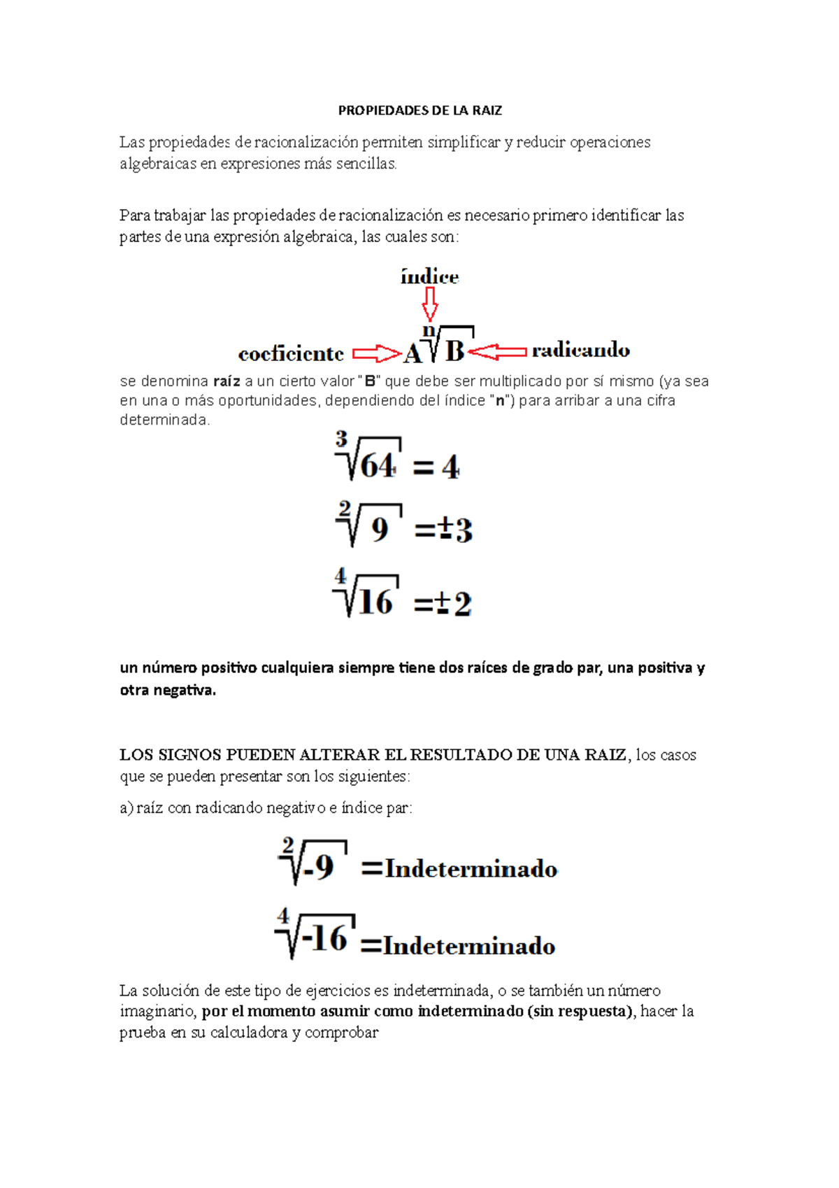 Propiedades de la raíz - dsa dasdas dsad asd assdasd as - Derecho ...