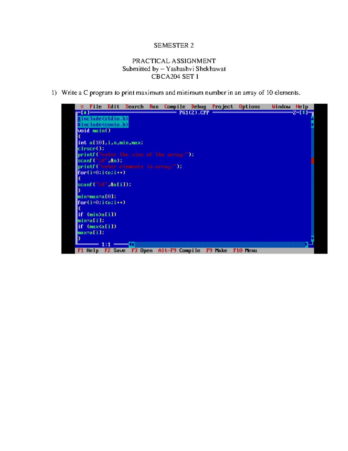 C Programs To Perform Different Types Of Functions Semester 2