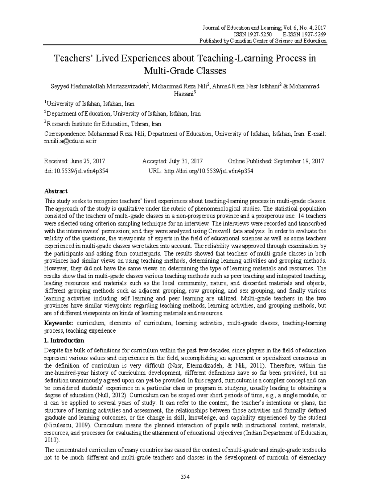 70693 259184 1 SM - Lecture notes on ESP - Journal of Education and ...