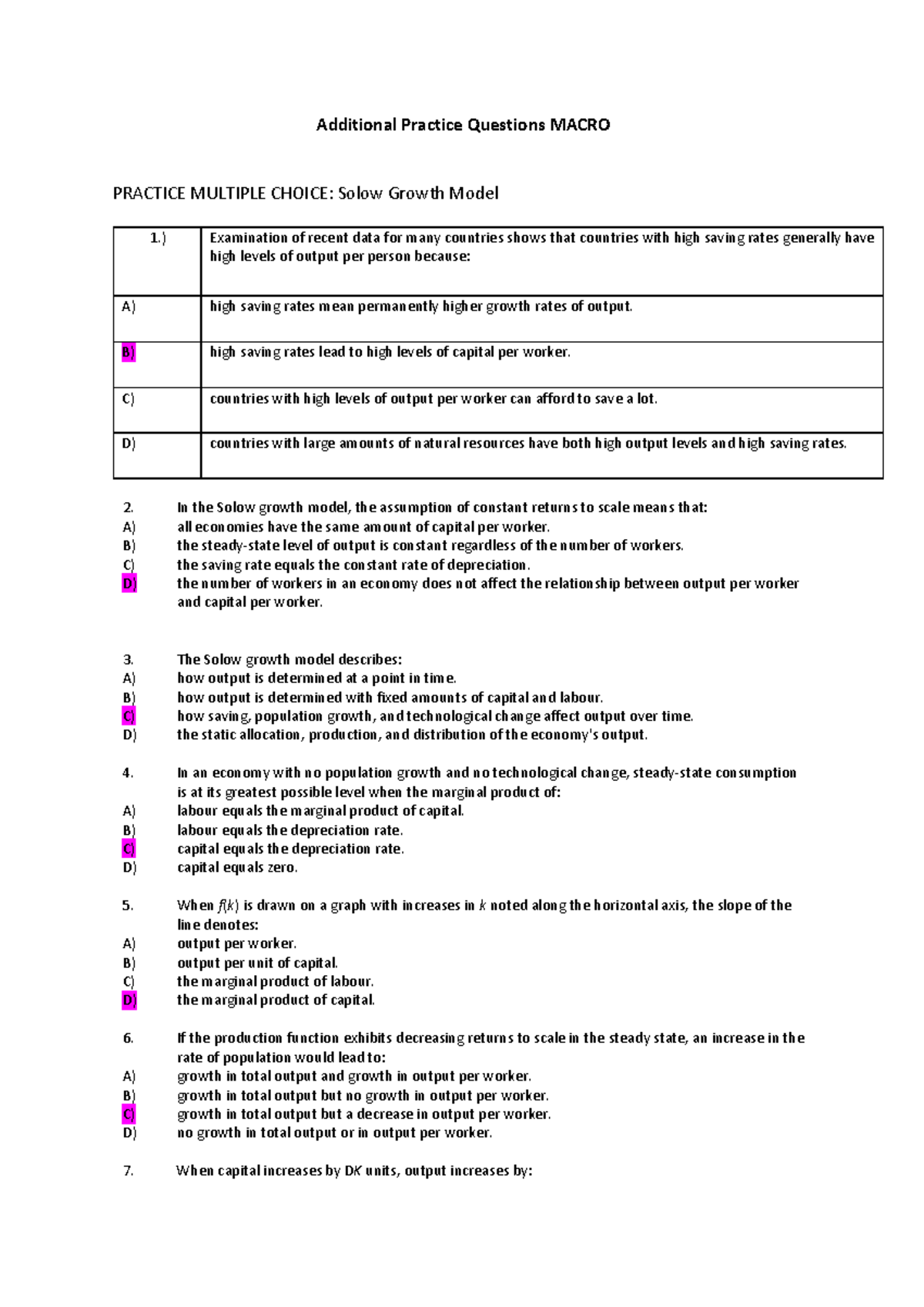 EC1002 Additional Exam Practice Solutions - EC2020 - London - Studocu