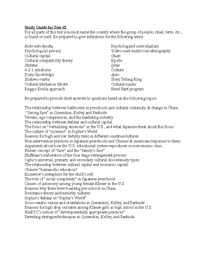 All modules - NOTES - Module 1 Learning Objectives Module 1 Discuss the ...
