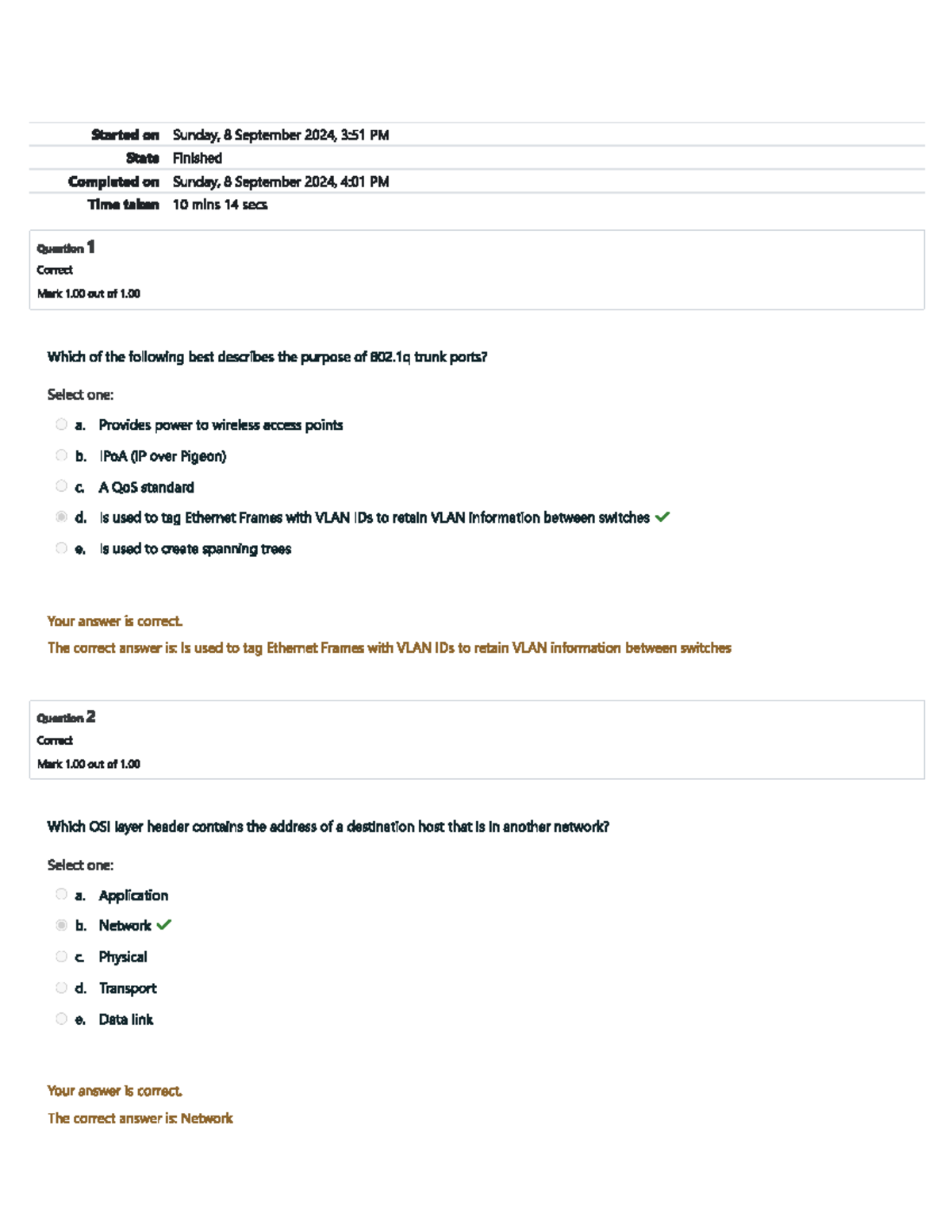 Midsem 169 - practise mid sem exam - Started on Sunday, 8 September ...