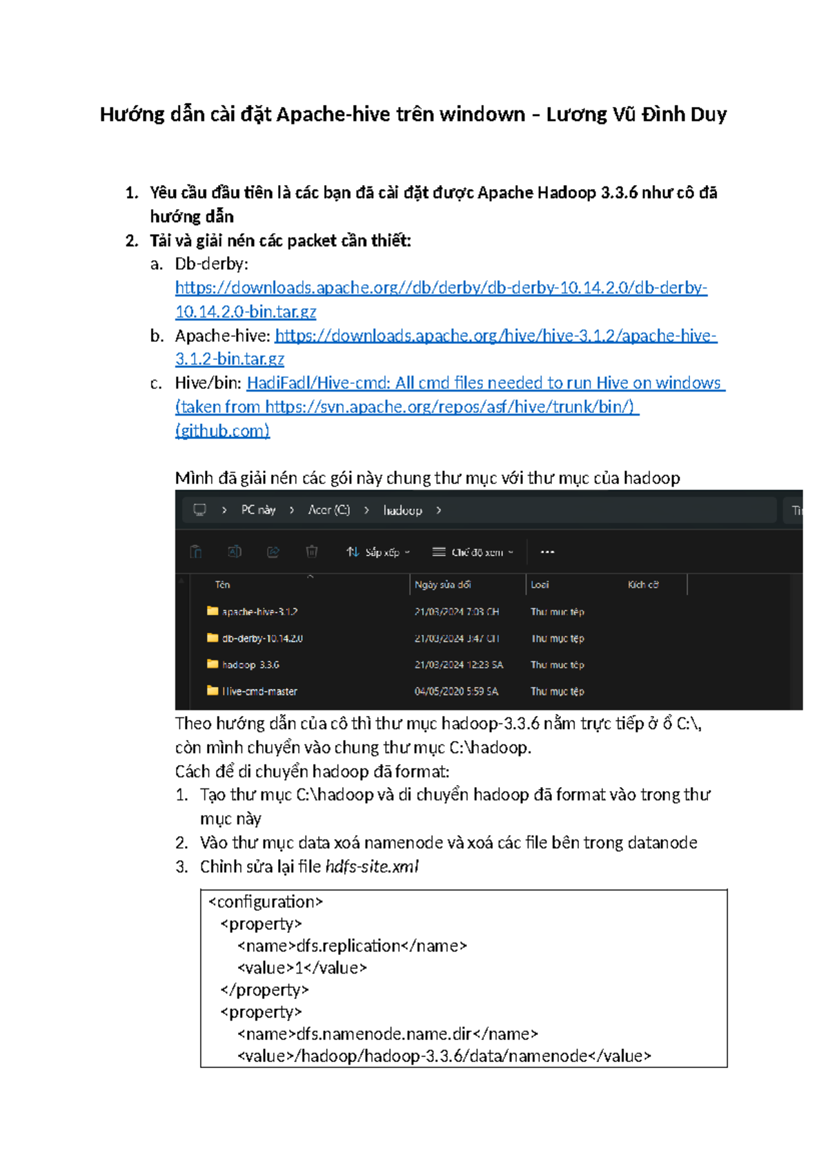 Cách cài đặt Apache Hive trên windown - Hướng dẫn cài đặt Apache-hive trên windown – Lương Vũ ...