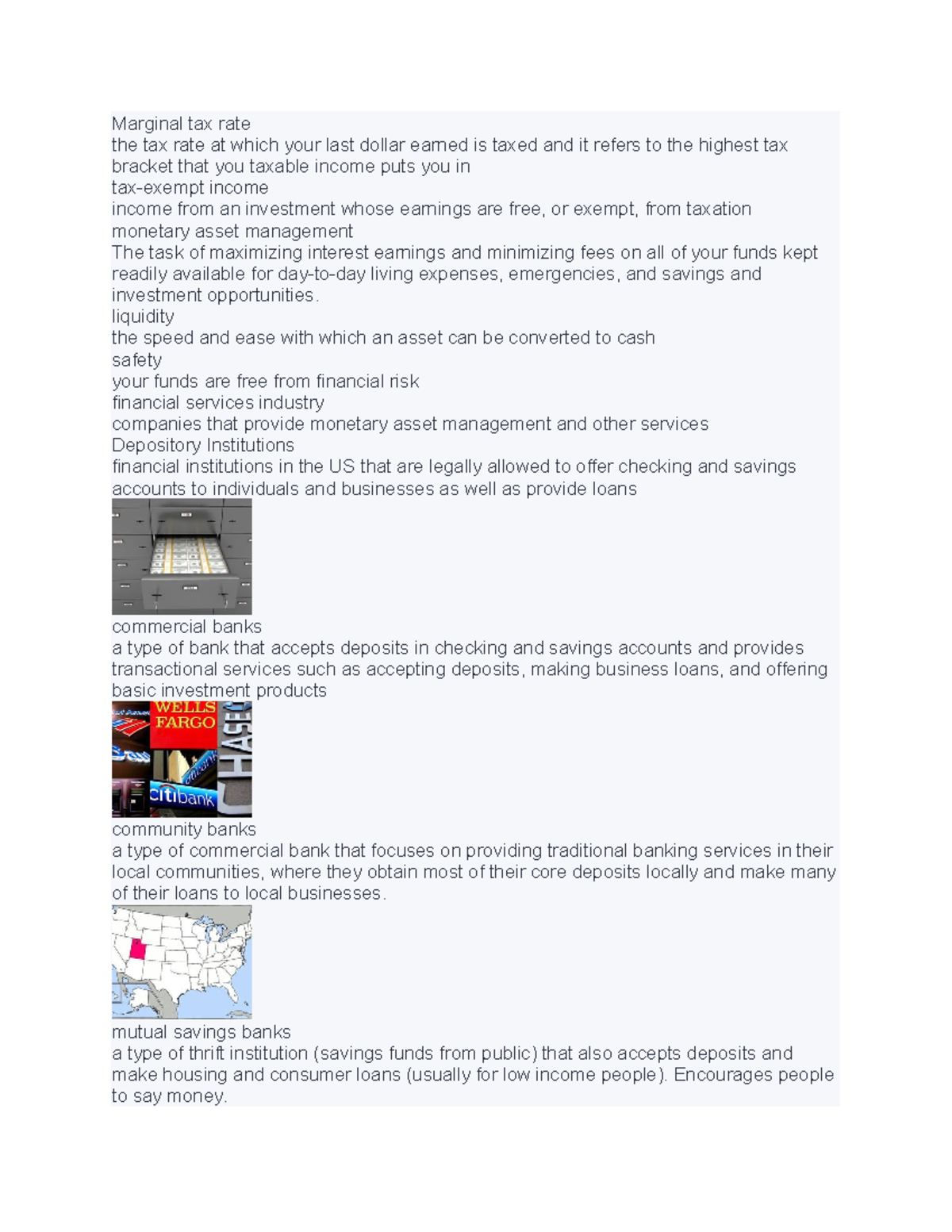 D363 Personal Finance pg 2 - Marginal tax rate the tax rate at which ...