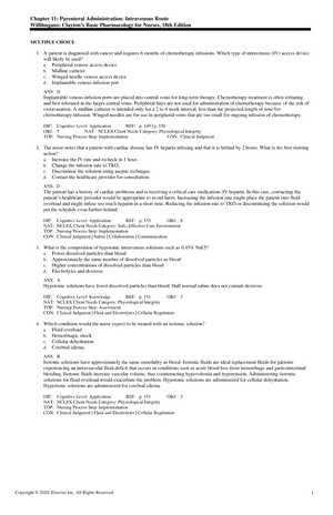 Exam View - Chapter 12 - Test bank - Chapter 12: Drugs Affecting the ...