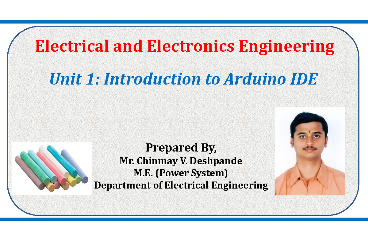 EEE Unit 1-1 - SE mechanical engineering - Electrical and Electronics ...
