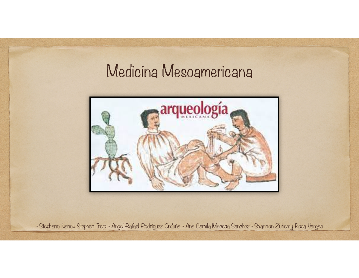 Medicina M Signos Vitales - Medicina Mesoamericana Stephano Ivanov ...