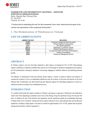 43b - sample asm 2 - RMIT International University Vietnam Assignment ...