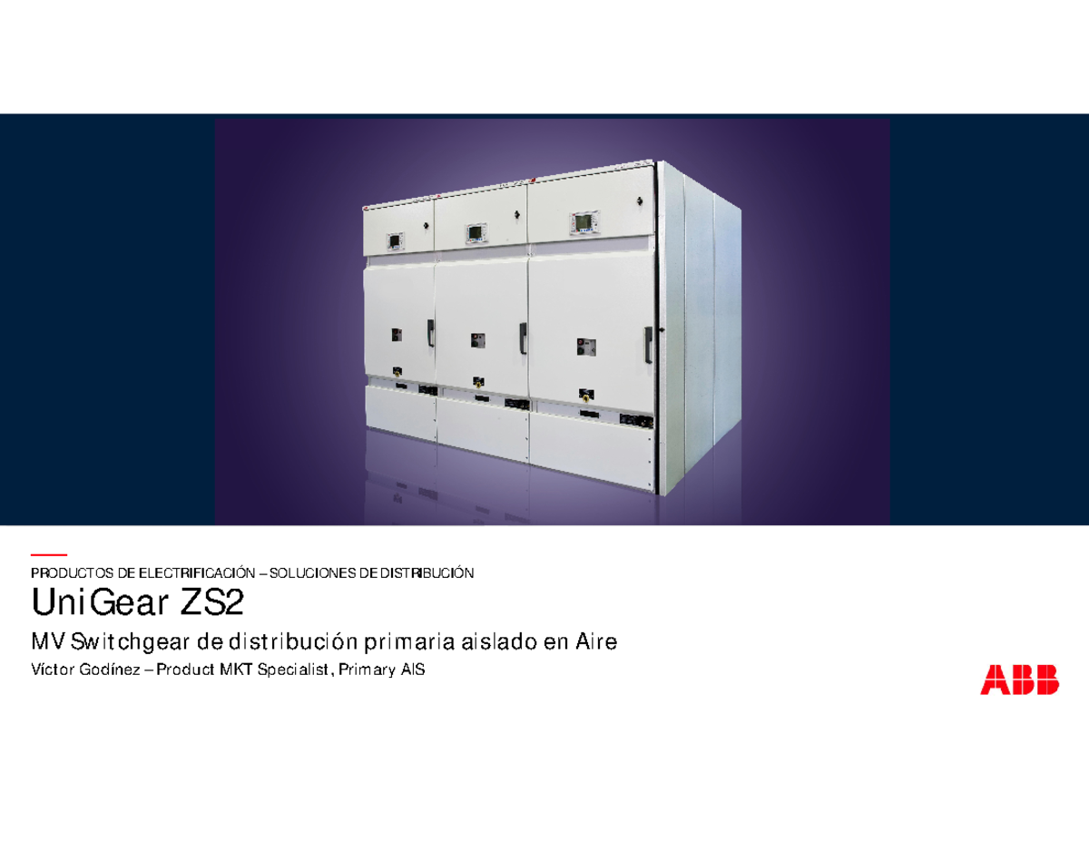 Uni Gear ZS2 Prducto ESP - — PRODUCTOS DE ELECTRIFICACIÓN – SOLUCIONES ...