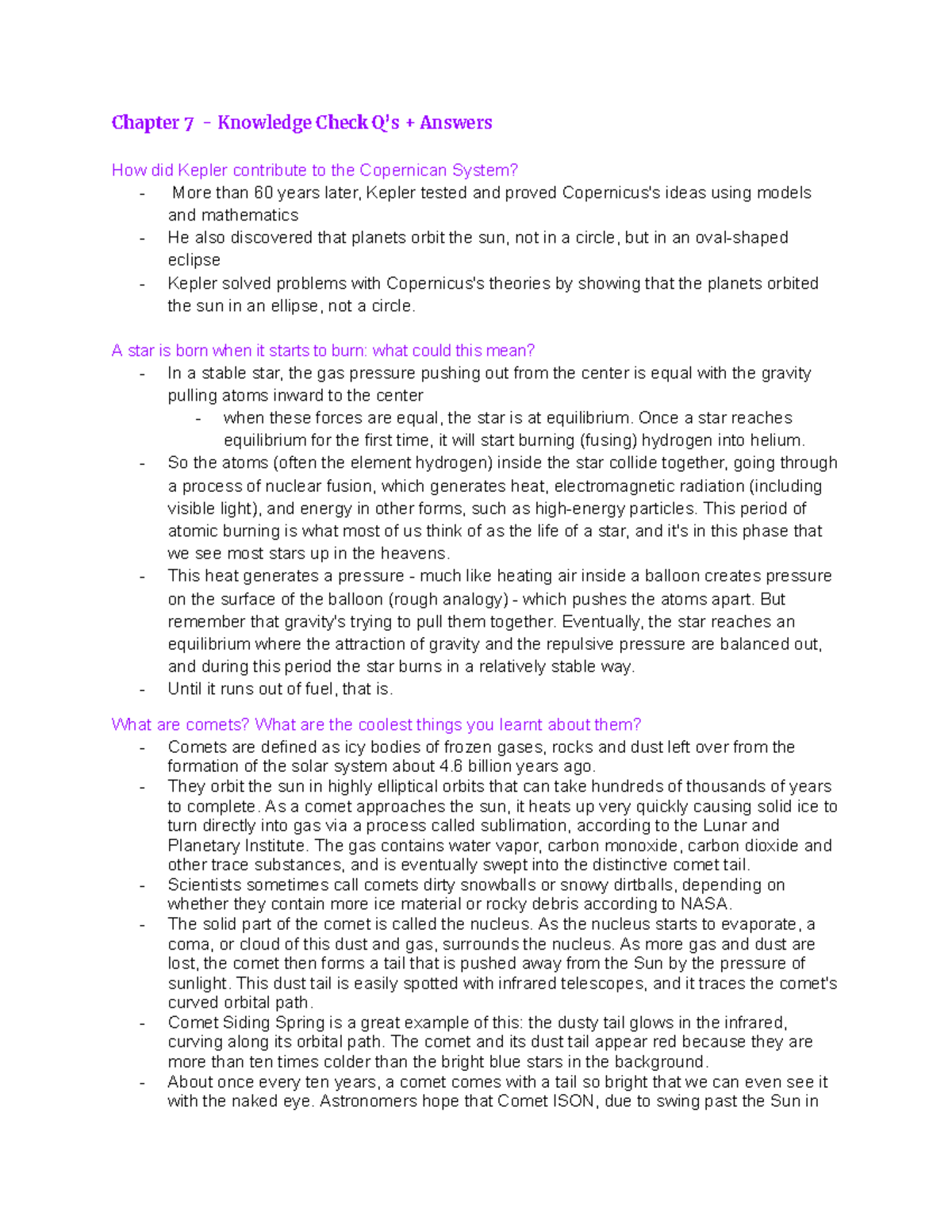 Final - Knowledge Check Answers - Chapter 7 - Knowledge Check Q’s ...