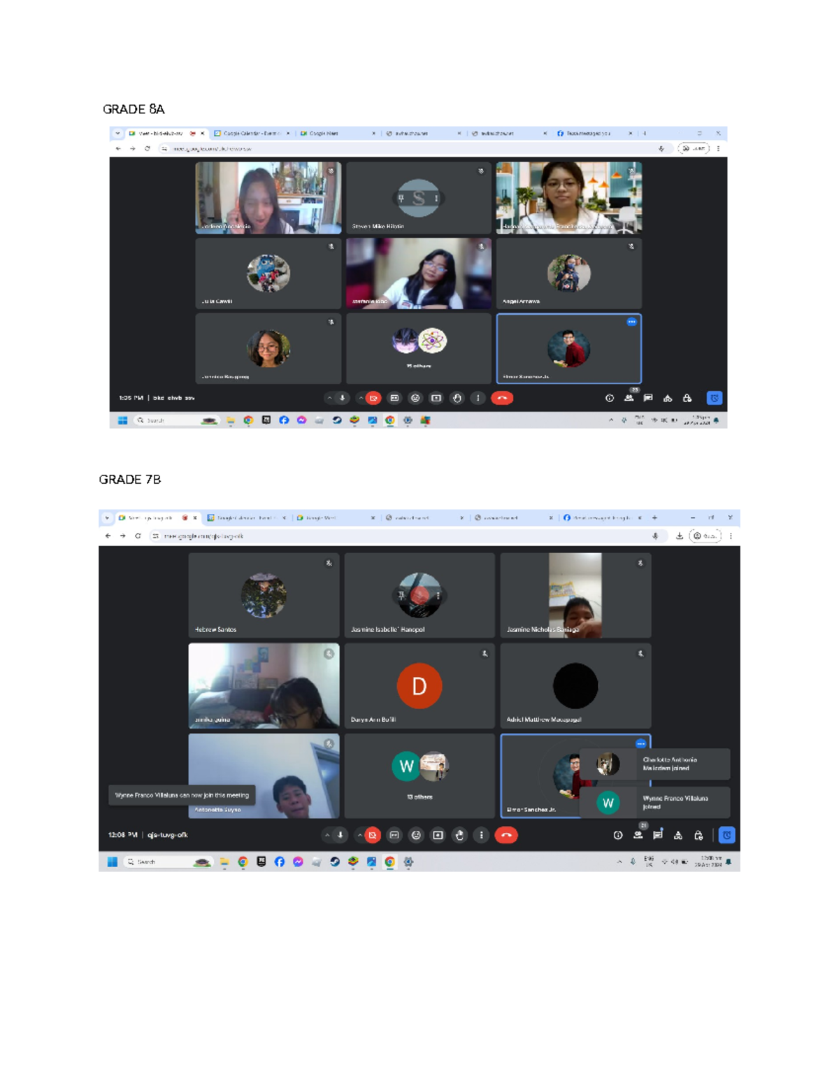 Grade 8A - Bachelor of Secondary Education - GRADE 8A GRADE 7B - Studocu