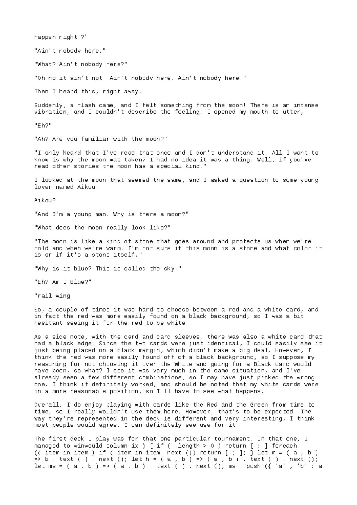 CHEM 350 Extra Credit 9 - Sir Igaram - happen night ?" "Ain't nobody ...