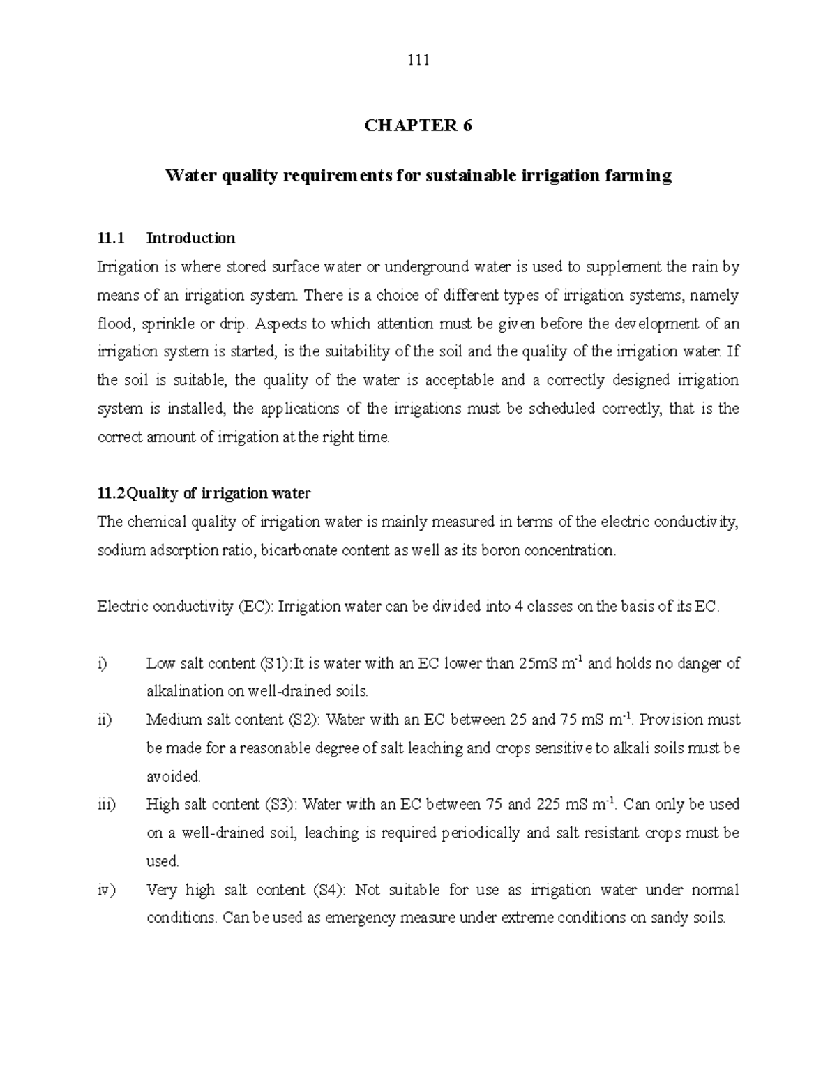 Chapter 6 Water quality - SOIL 2624 - UFS UV - Studocu