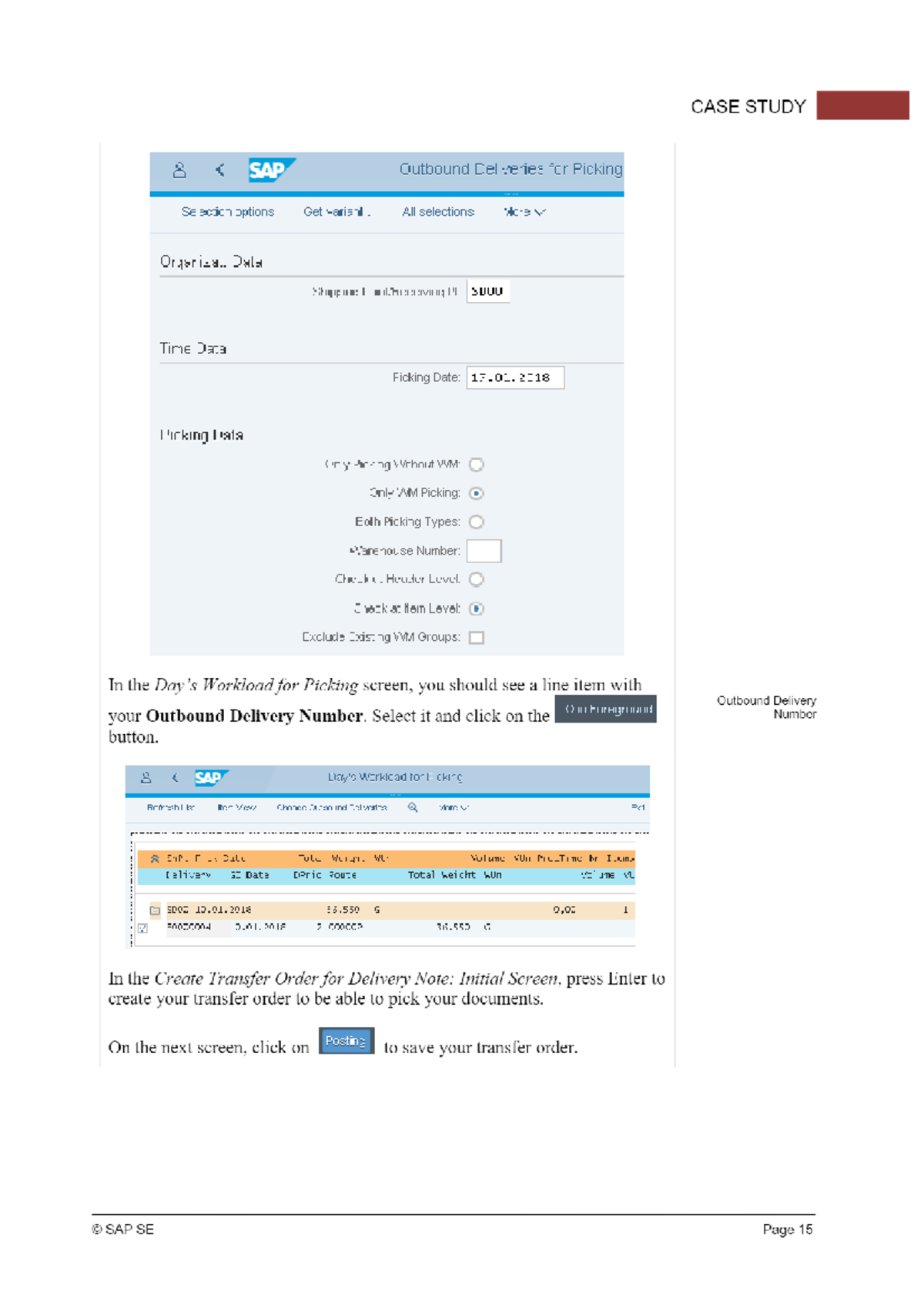 Intro S4HANA Using GBI Case Study WM III Fiori en v3.2 - KIT709 Enterprise Architecture and ...