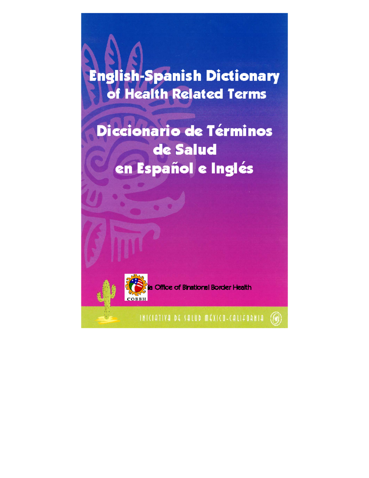 English-Spanish Dictionary - - Studocu