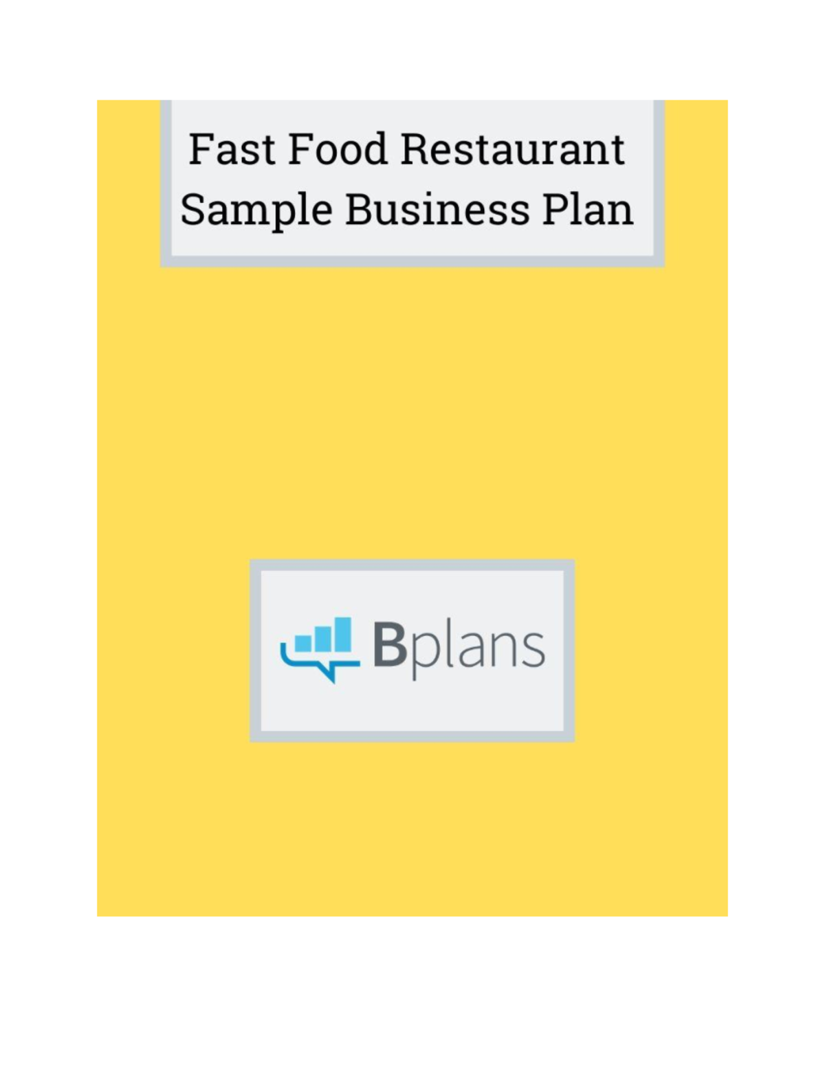 Fast food restaurant business plan19 - Thanks for downloading this ...