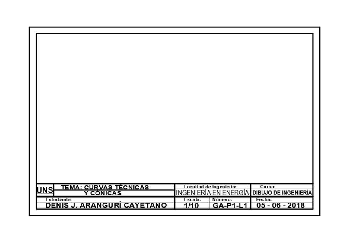 Rotulo Final - apuntes - Dibujo de Ingeniería - UNS TEMA: CURVAS ...