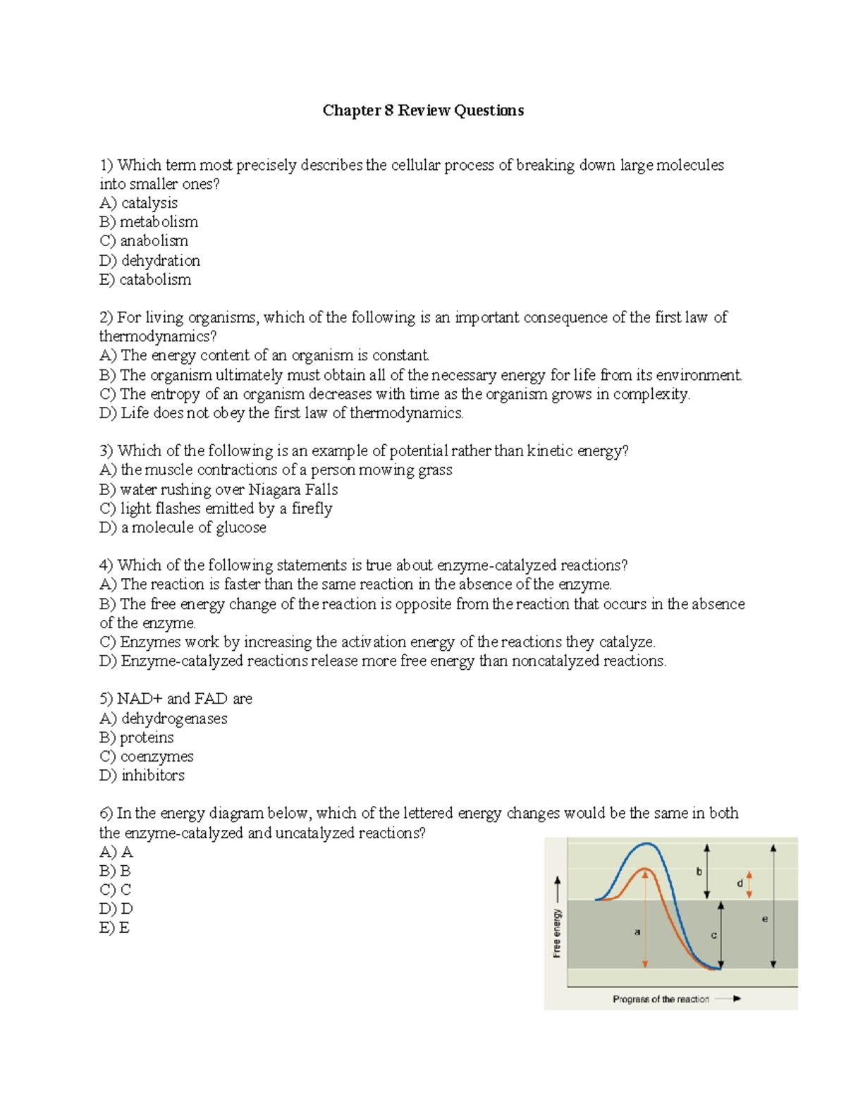 Review Questions chapter 8 - Tagged - Chapter 8 Review Questions Which ...