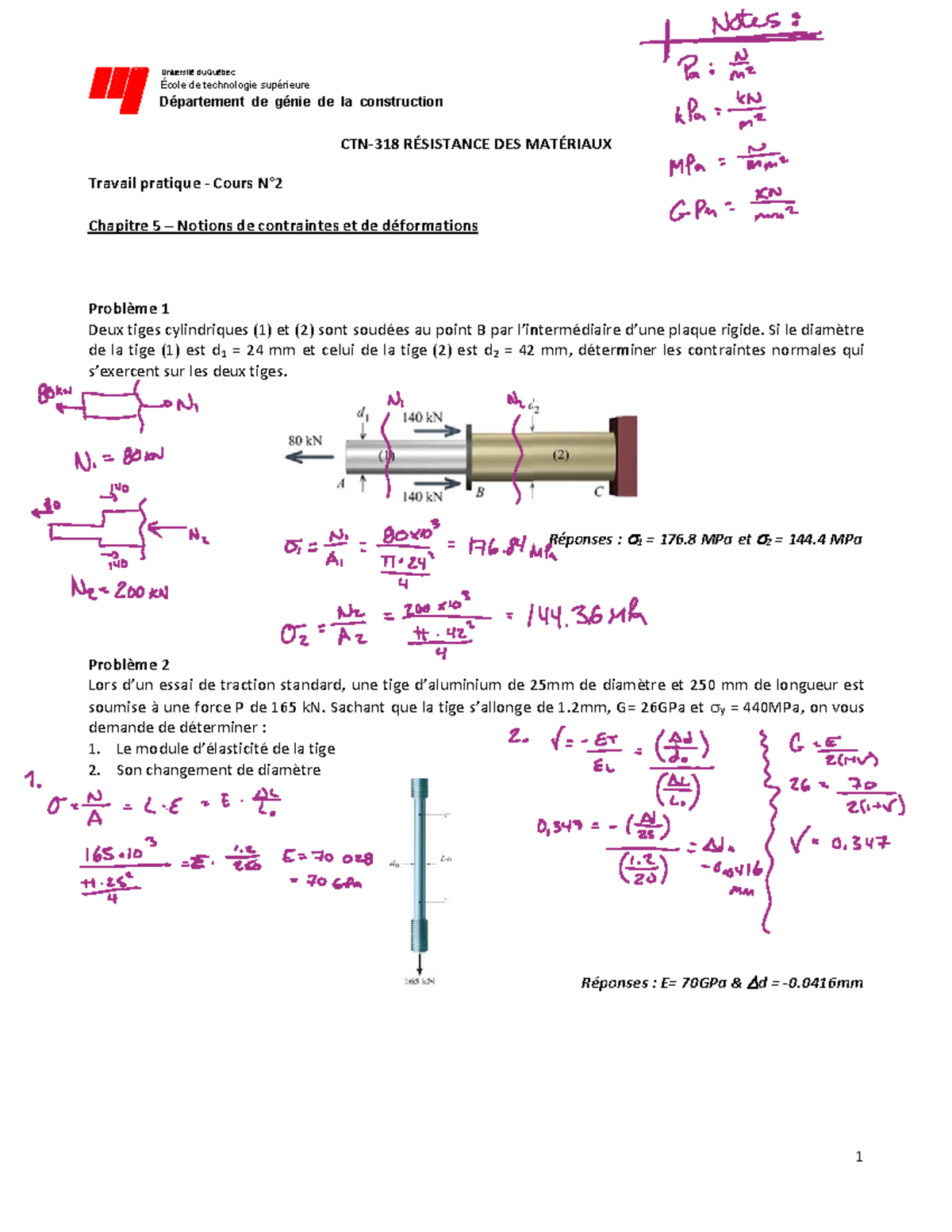 TP-Cours-N2 - Exercices de TP - Université du Québec École de ...