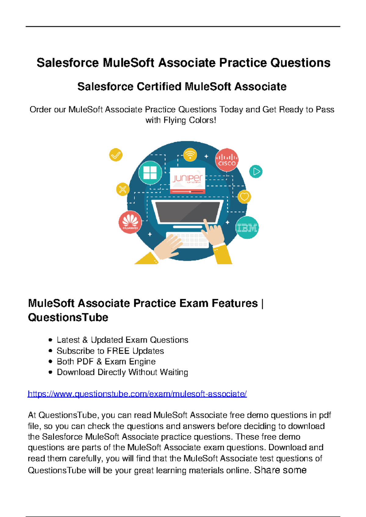 Salesforce Mule Soft Associate Exam Questions - Best Preparation for ...