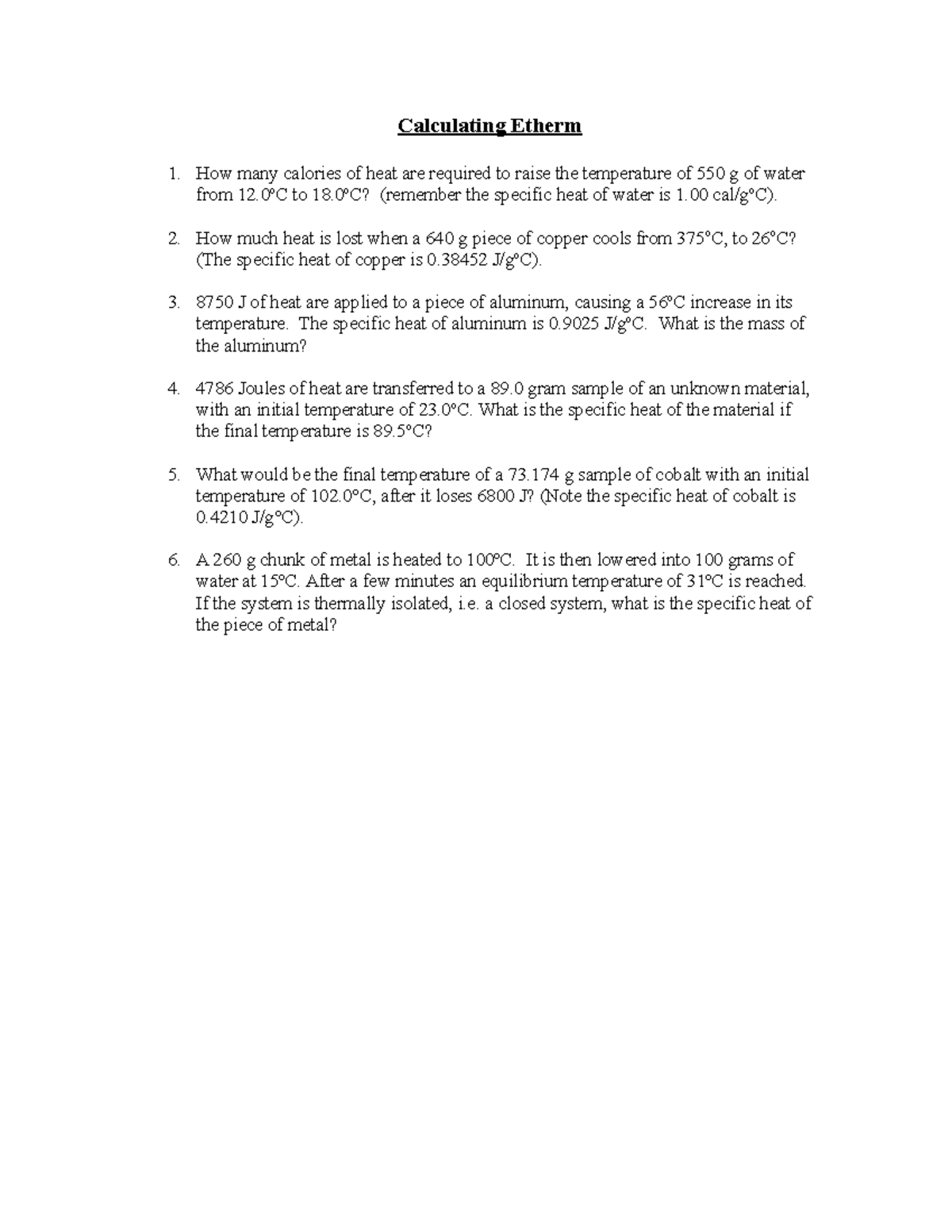 Chapter 10 Worksheet Specific Heat Calculating Etherm How Many chapter-10-worksheet-specific-heat-calculating-etherm-how-many