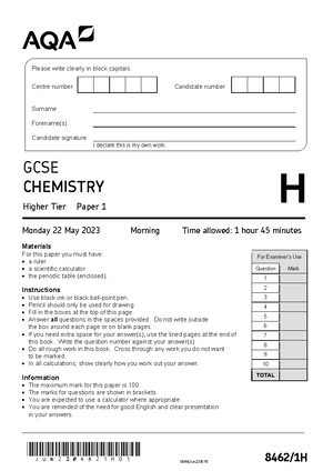 [Solved] 0 Discoveries in chemistry led to a better - Chemistry - Studocu