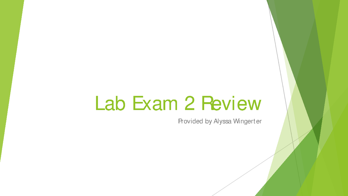 Sample/practice exam 2015, questions - Mock lab final spot test - Lab ...