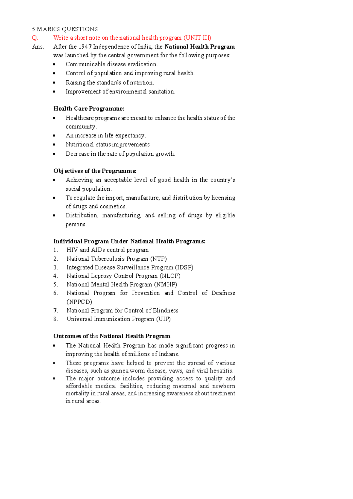 Revised Social & PP 2nd Sessional IMP - 5 MARKS QUESTIONS Q. Write a ...